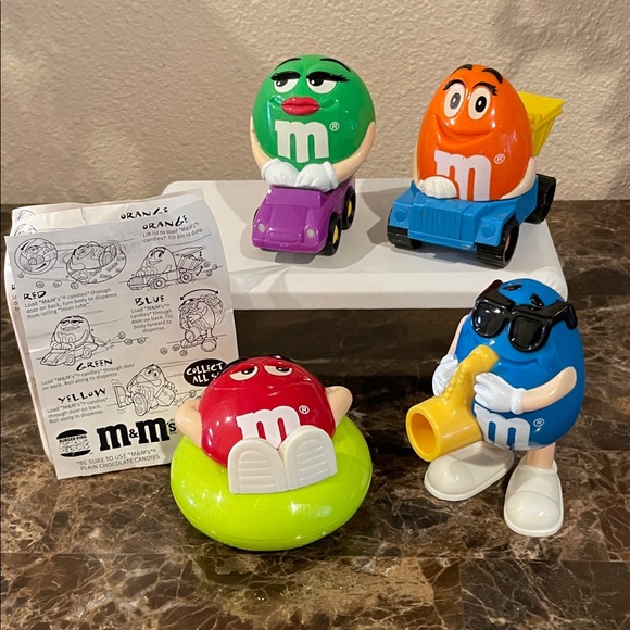 M&M'S | Toys | Burger King Kids Meal Toys Mms Colorful Character Candy ...